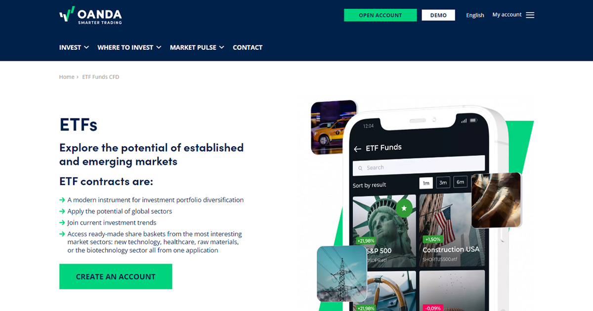 Online CFD ETFs Trading Broker | OANDA